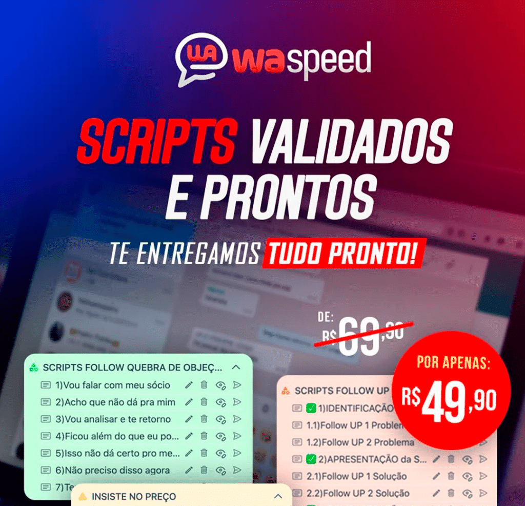 WaSpeed - Scripts Validados e Prontos